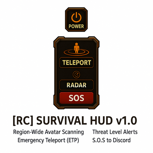 Second Life Marketplace - RC Survival HUD (Multi-Tool)